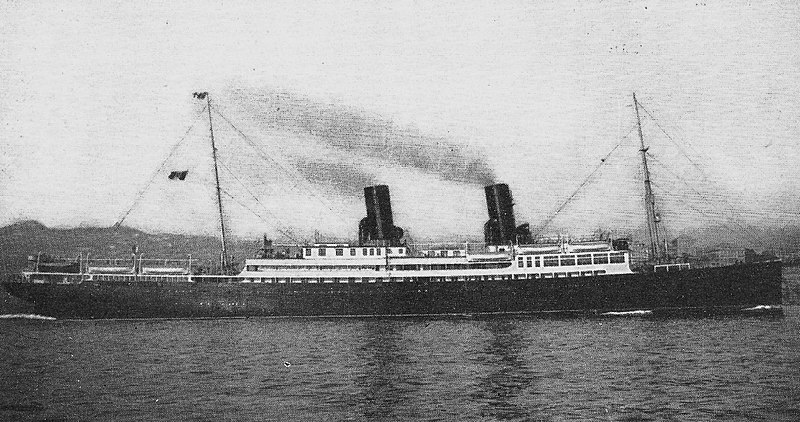 האניה האיטלקית „אוזוניה“ עלתה באש – 18 ו־20 בינואר 1935 – שְׂפַת הַיָּם ...